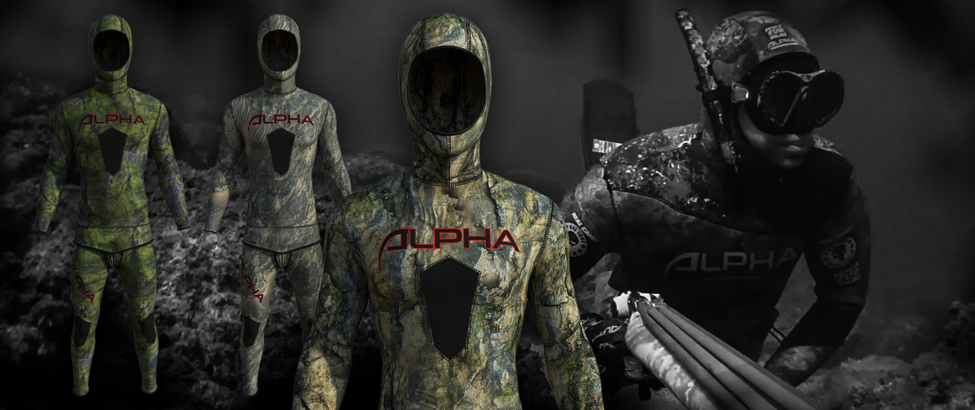 Spearfishing Wetsuits camouflage