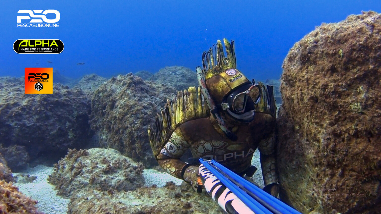Pesca sub Schienalino Alpha Mute invernali da pesca sub e apnea liscio